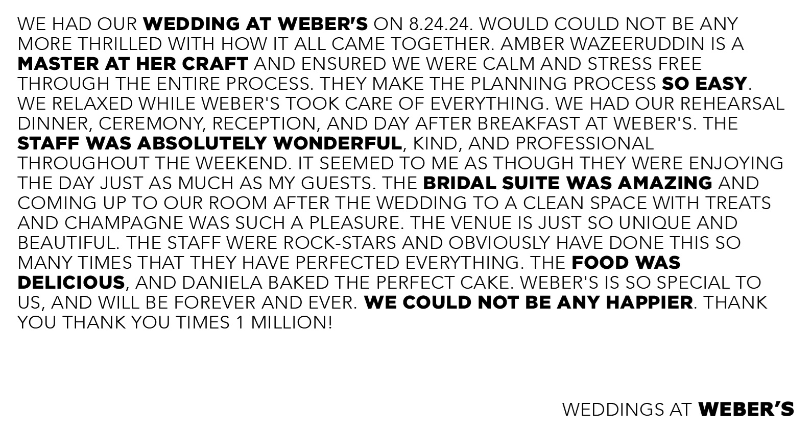 Say “I Do” in Style: Weddings at Weber’s in Ann Arbor, Michigan - Weber ...